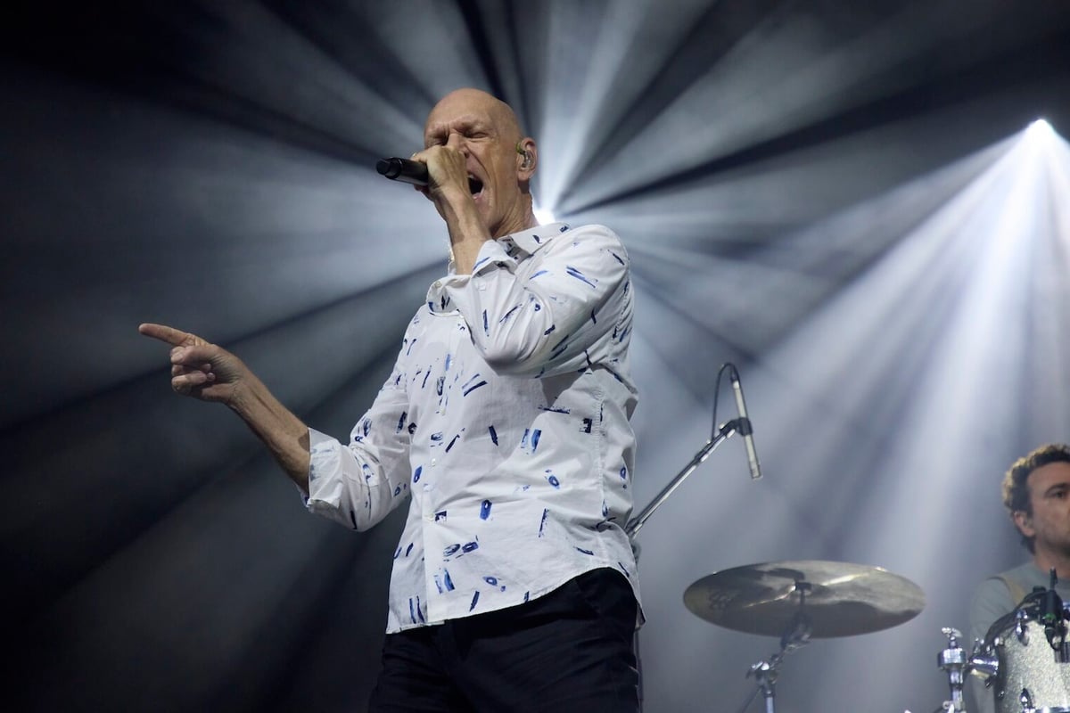 Peter Garrett and the Presets Team Up for Performance