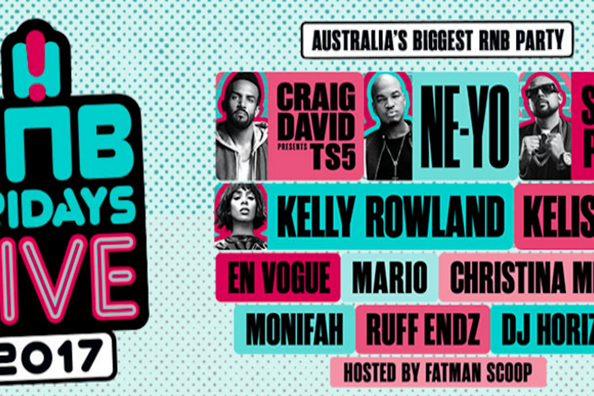 RNB Fridays Live returning in 2017 with stacked lineup