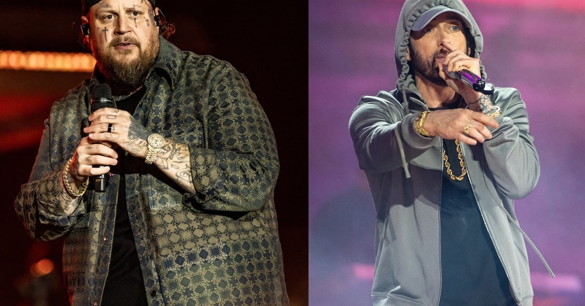 Eminem Joins Jelly Roll for 'Lose Yourself' at Detroit Show
