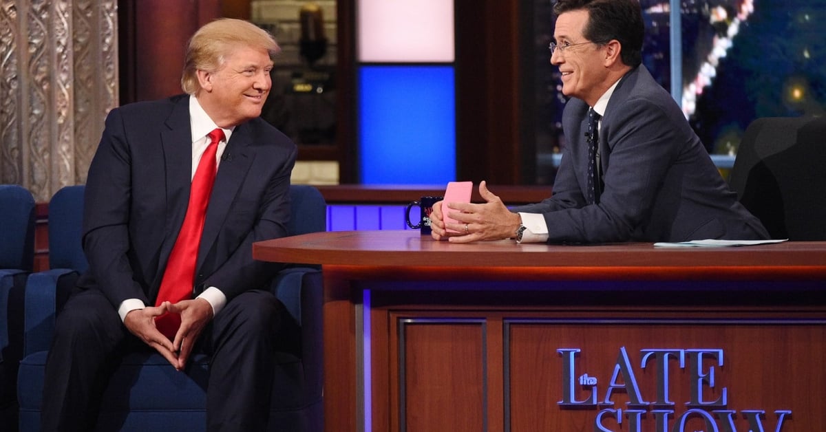Trump Says He Was Not 'Solely Responsible' for 'Late Show' Axing