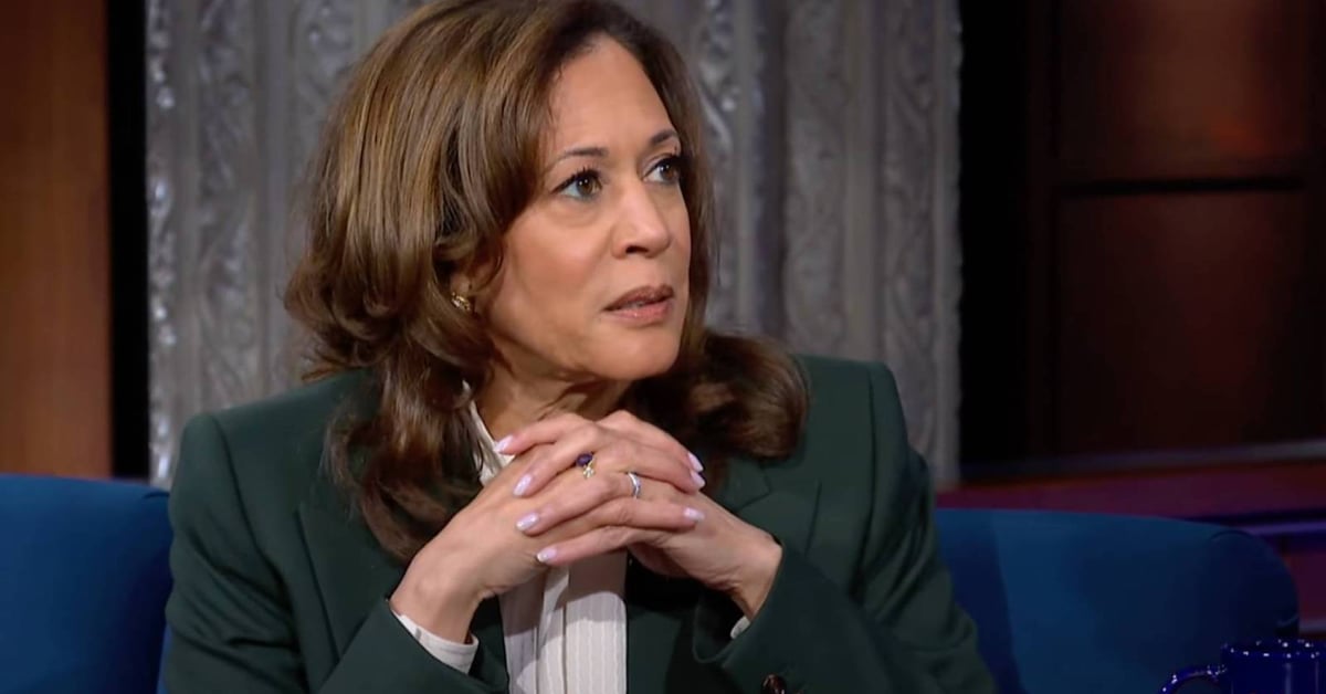 Kamala Harris Tells Colbert Why She's Not Running for Governor