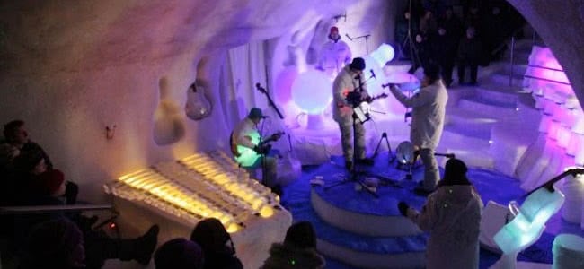 World's Coolest Band Play Instruments Made Of Ice