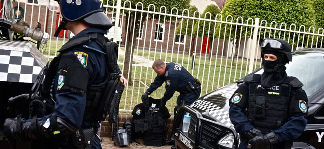 Riot Squad Called In On Aussie Band's Music Video Shoot