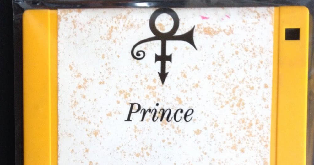Remembering the floppy discs Prince sent out so the media could type ...