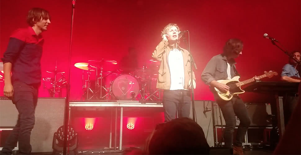 Check out Beck performing with Phoenix in Los Angeles