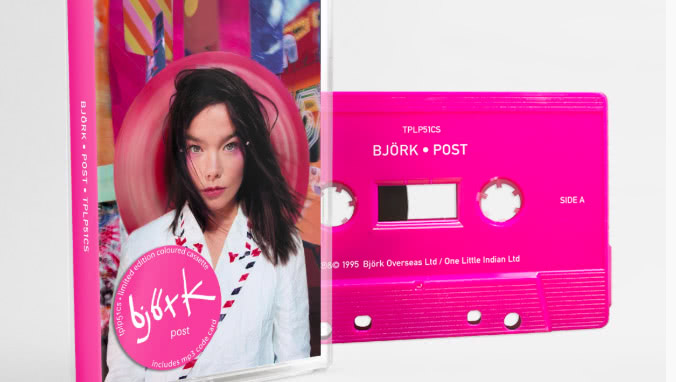 Björk to reissue all her albums on multicoloured cassettes
