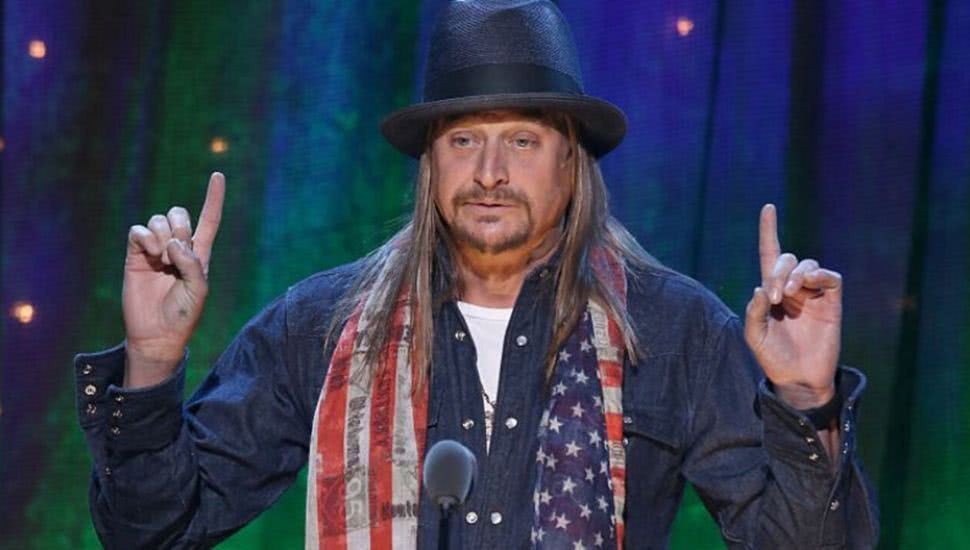 Watch Kid Rock pulled offstage after drunken rant about Oprah