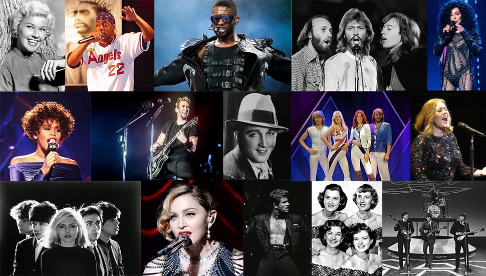 The very best songs from across four generations: 1940s-2010s