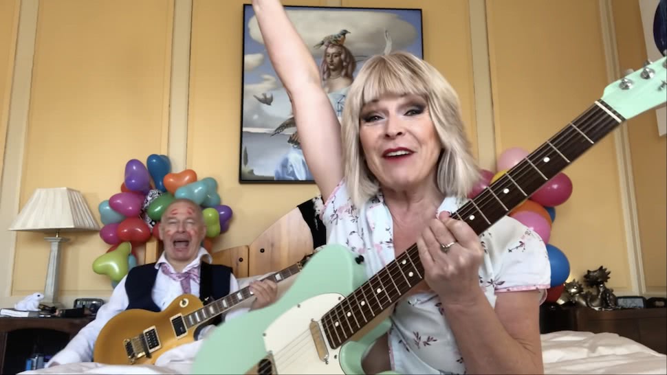 Robert Fripp and Toyah ring in Valentine's Day with cover of 'Tainted Love'