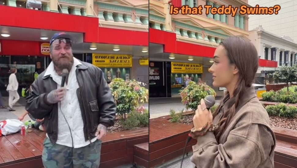 Teddy Swims Surprises Brisbane Busker, Joins in for Epic Duet