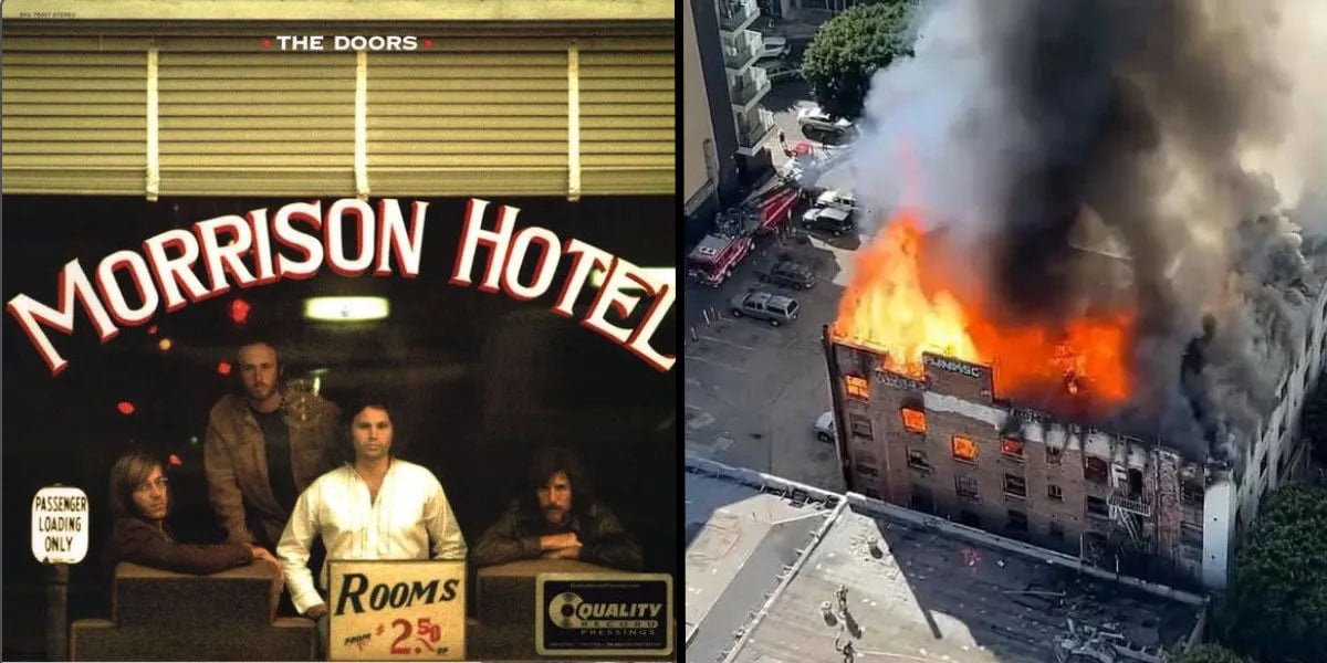Hotel Made Famous by The Doors Destroyed by Fire