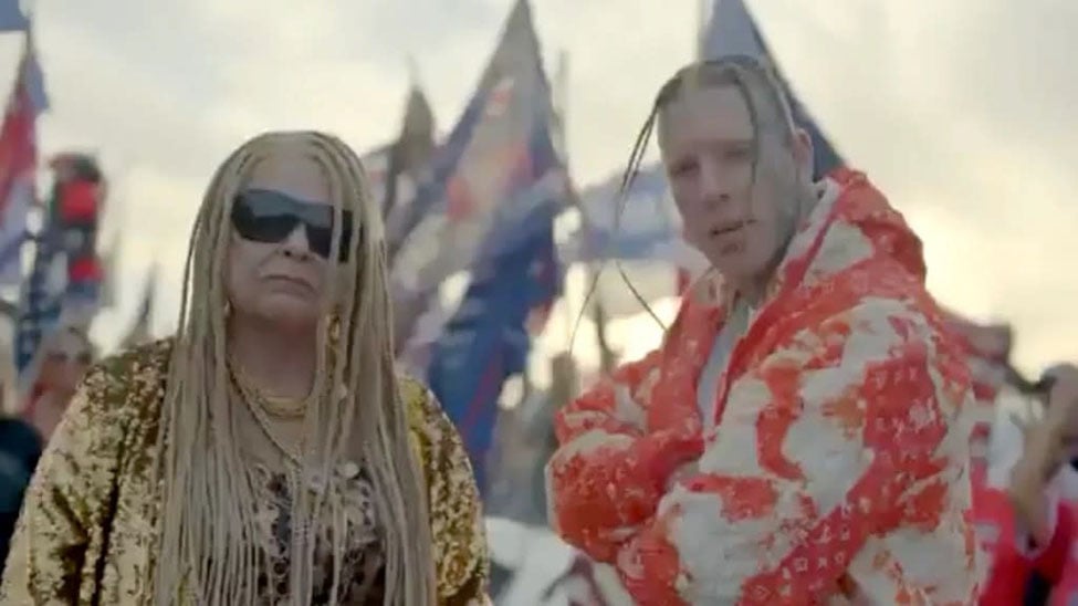 Roseanne Barr Disses Eminem, Praises Trump in New Rap Video