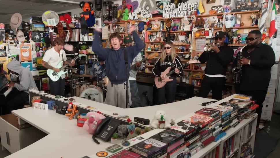 Turnstile Go Office Crowd Surfing on NPR's Tiny Desk