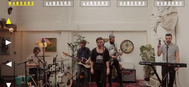 Get The Band Drunk In Awesome Interactive Music Video
