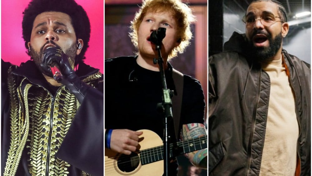 Ed Sheeran, Drake, the Weeknd Lead Apple Music's Top 500 Streamed Songs ...