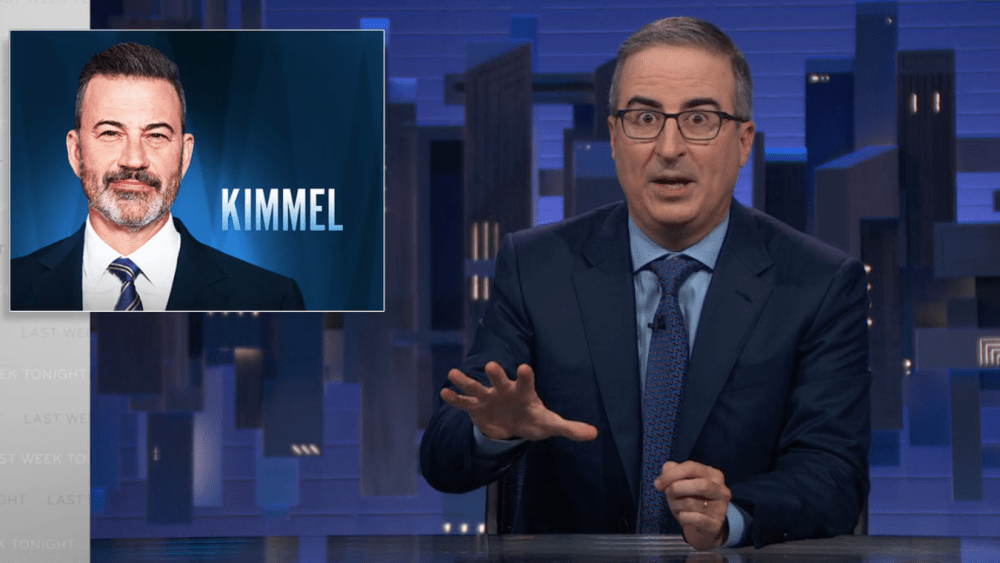 John Oliver Slams Jimmy Kimmel Suspension on 'Last Week Tonight'