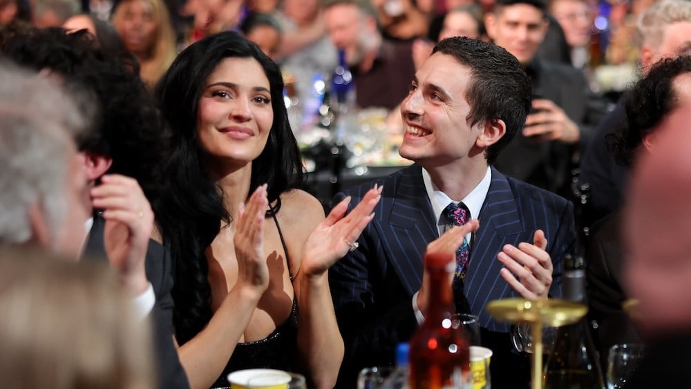 Timothée Chalamet Thanks Kylie Jenner After Winning Best Actor at ...