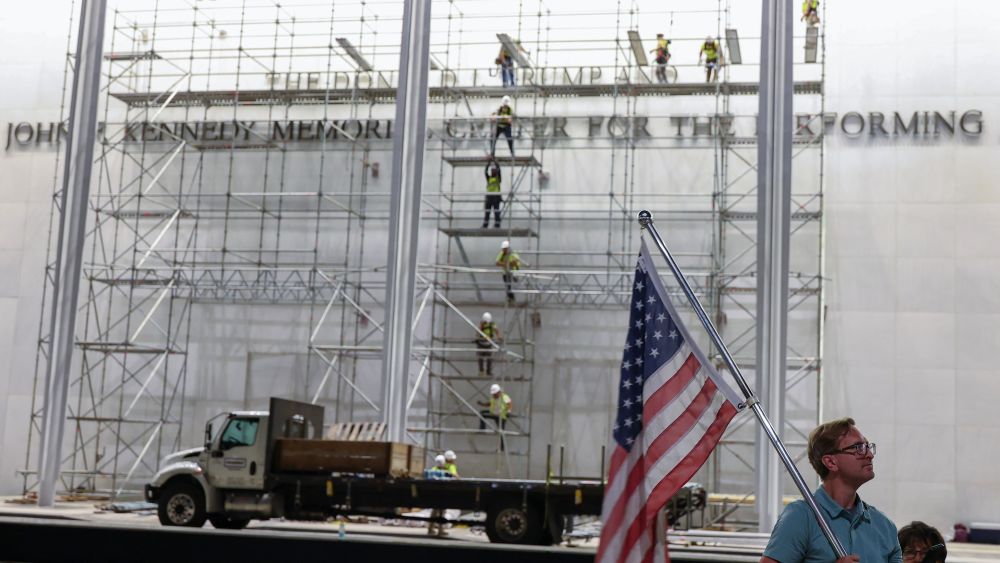Trump's Name Pulled Off Kennedy Center Building in Early Morning Hours