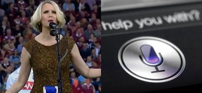State Of Origin National Anthem Singer Is Actually The Voice Of Siri
