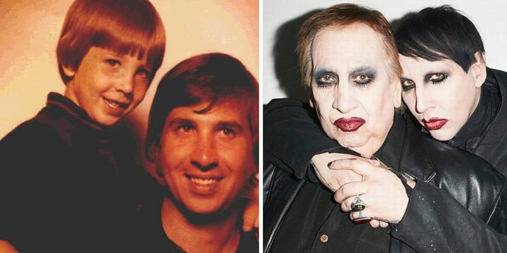 Marilyn Manson shares a touching personal moment with his dad