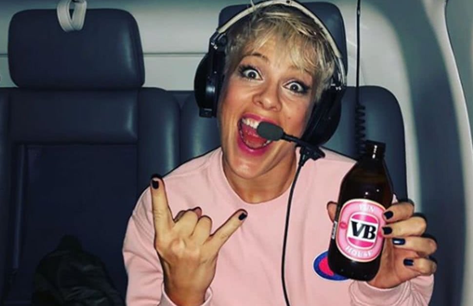 VB has given P!nk a slab of her own customised stubbies