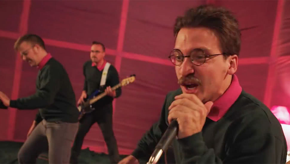 That Ned Flanders-themed metal band appeared on 'The Simpsons'