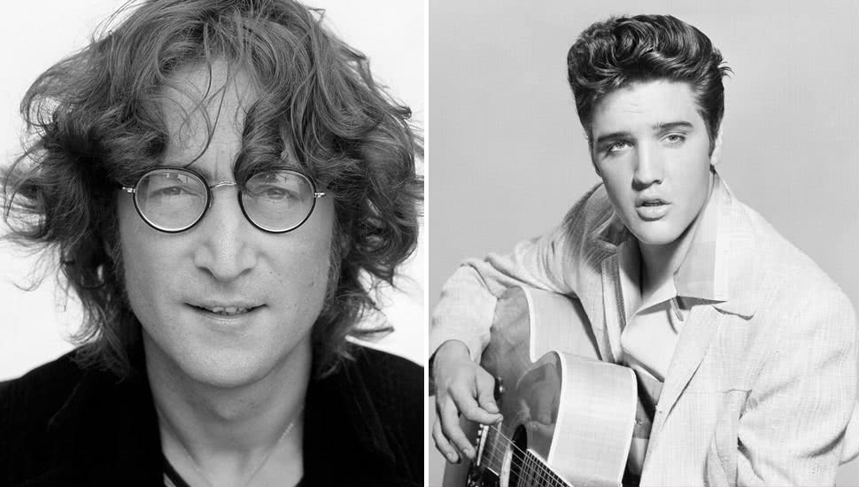 John Lennon once claimed he was 'terrified' to meet Elvis Presley