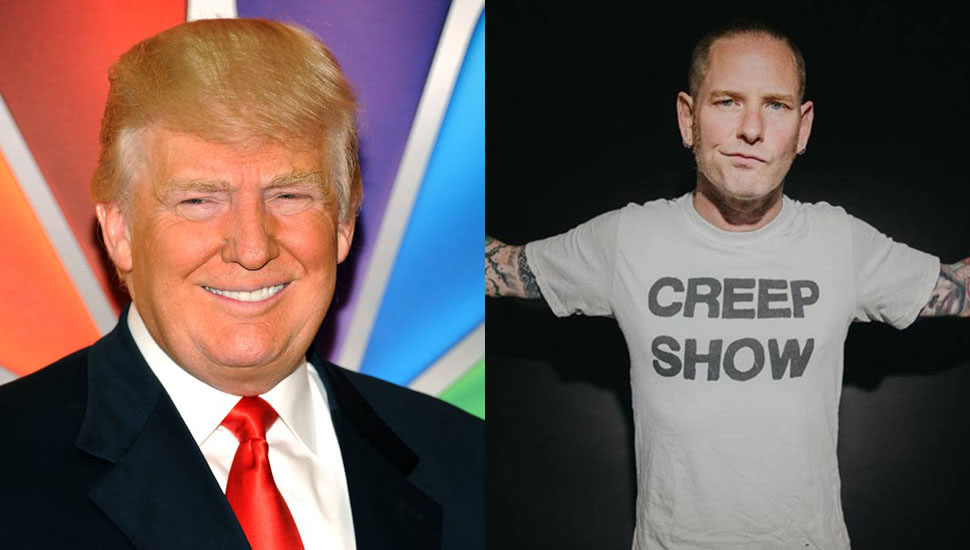 Corey Taylor on Donald Trump: "The Cheeto can't lead"