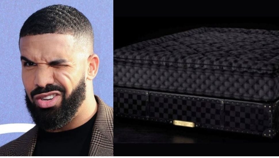 So, Drake sleeps in a 400k bed made of stingray skin and horse hair