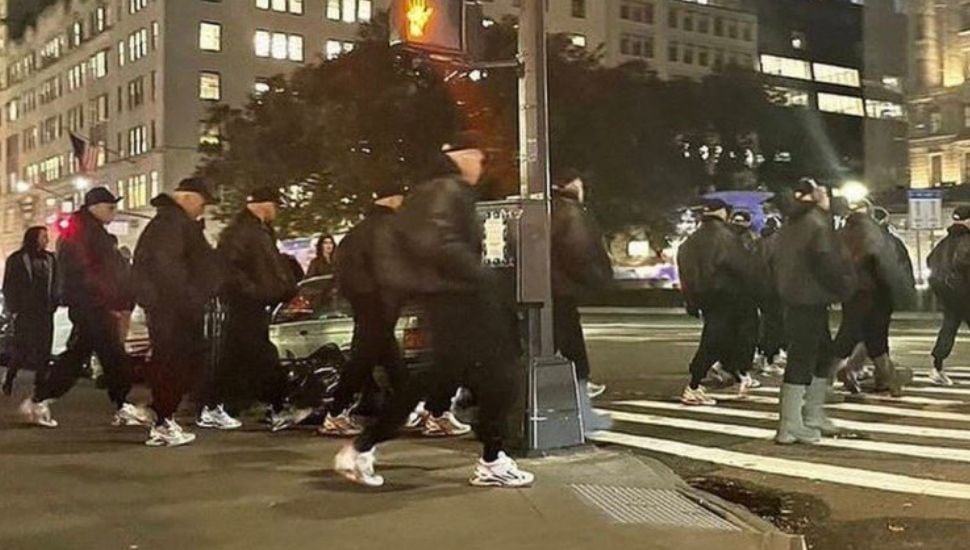 Kanye West clones take over NYC ahead of 'DONDA' deluxe release