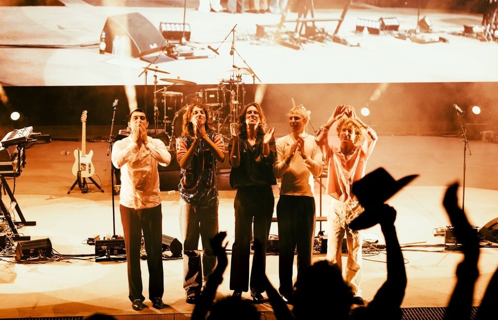 Parcels Perform Stunning Show at Red Rocks Amphitheatre