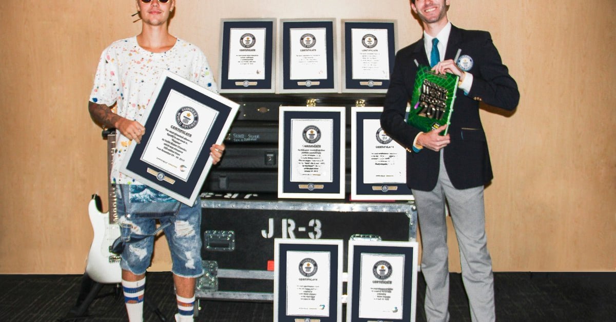 Bieber lands eight Guinness World Records Bieber lands eight Guinness World Records