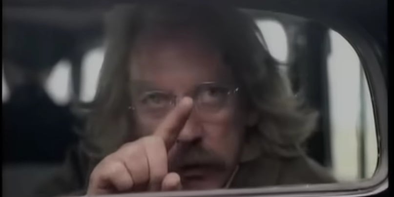 Donald Sutherland's 'Cloudbusting' Performance With Kate Bush