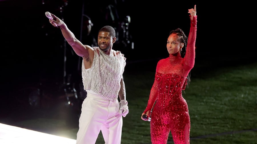 Usher Shows Off Decades of Hits at Super Bowl Halftime Show