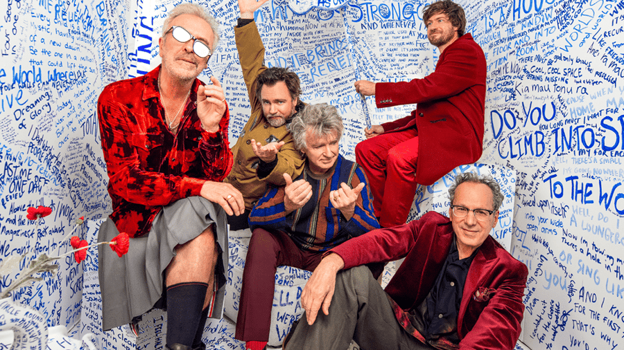 On Set With Crowded House for the Rolling Stone AU/NZ Cover