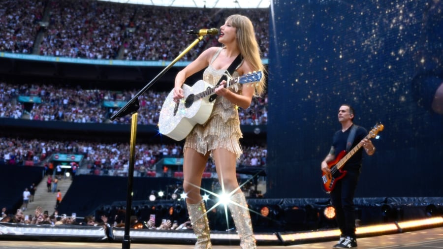 Travis Kelce Makes Eras Tour Onstage Debut at Taylor Swift's London Show