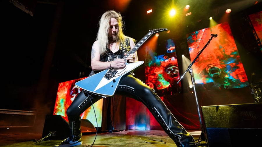 Judas Priest's Richie Faulkner 'Struggles' to Play Sometimes Because of ...